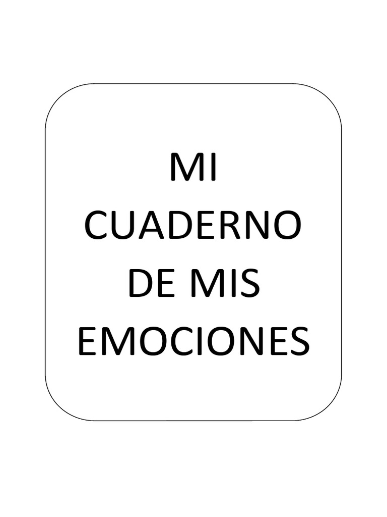 Cuaderno de Emociones | PDF