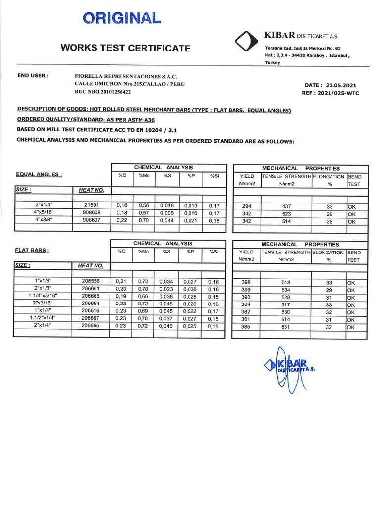 Certificado Platina | PDF