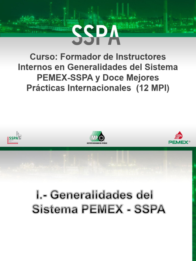 Sistema PEMEX-SSPA y Mejores Prácticas | PDF | Planificación | Auditoría