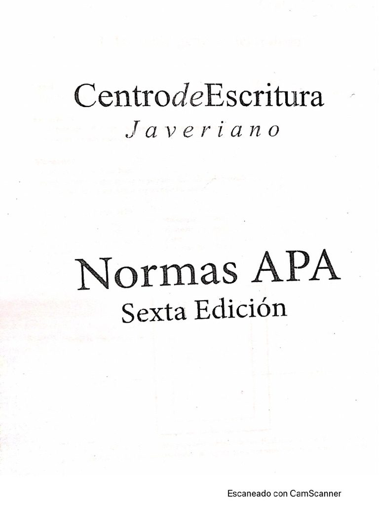 Normas Apá 6.ed | PDF