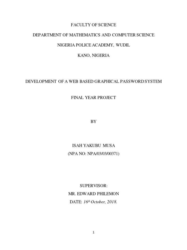 Design And Implementation Of Web Based Graphical Password Pdf Password Authentication