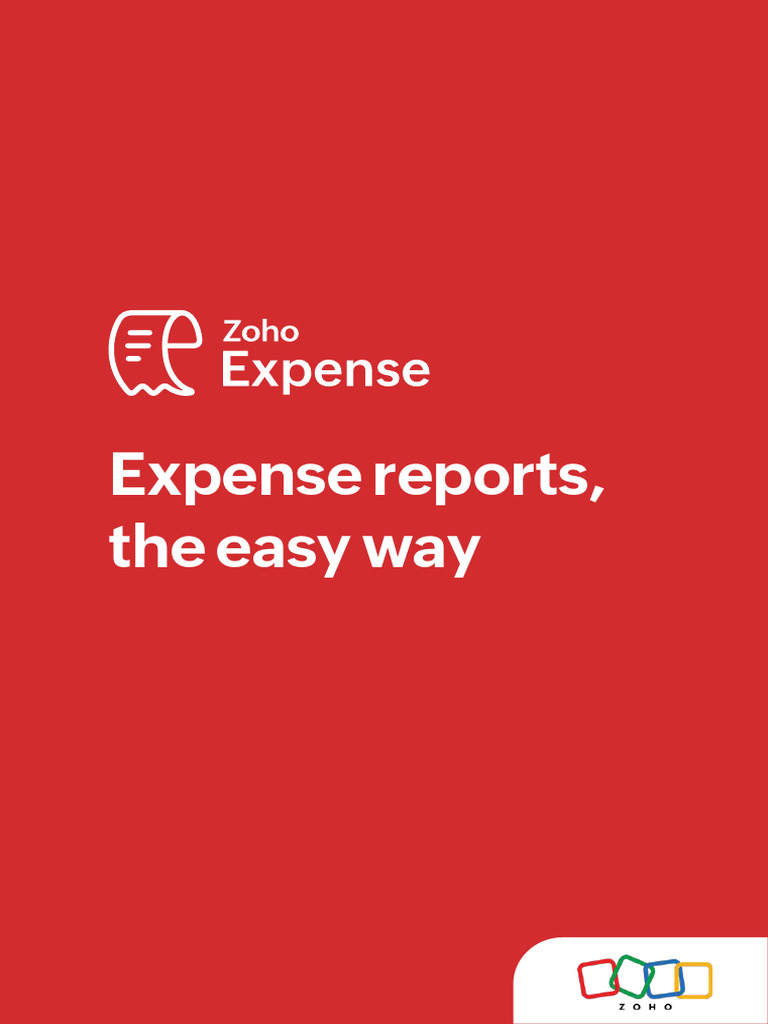 zoho-expense-brochure | PDF | Expense | Per Diem