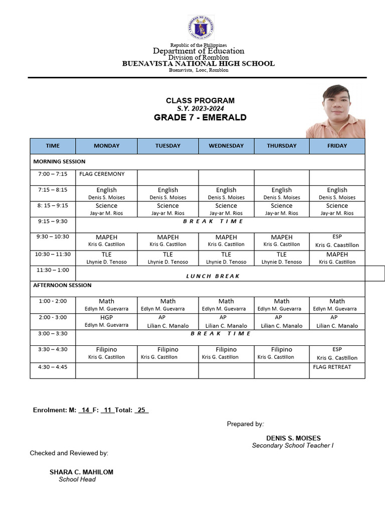 Emerald Class-Program | PDF | Public Administration | Philippines