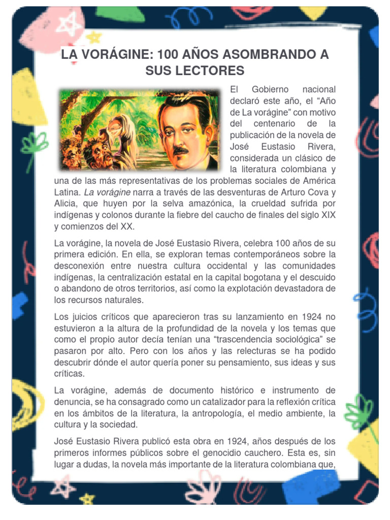 La Vorágine PDF | PDF | Historia