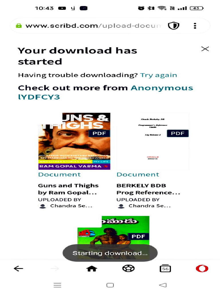 Your Download Has Started: Check Out More From Anonymous | PDF