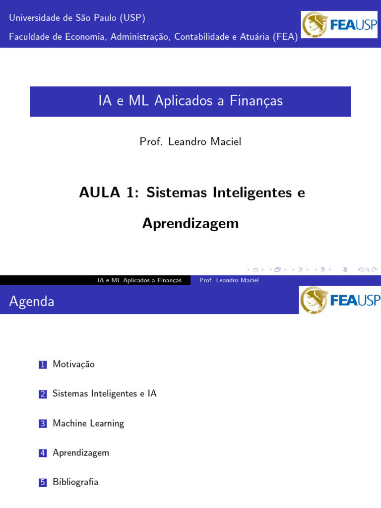 Aula1 | PDF | Inteligência artificial | Inteligência Artificial (IA) e Semântica