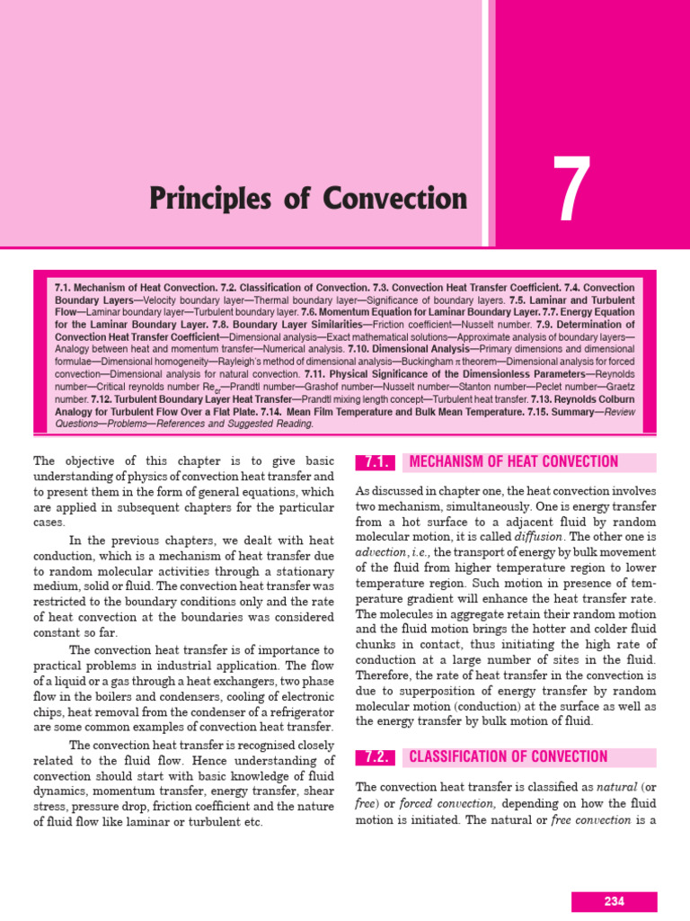 Principles of Convection | PDF | Boundary Layer | Convection