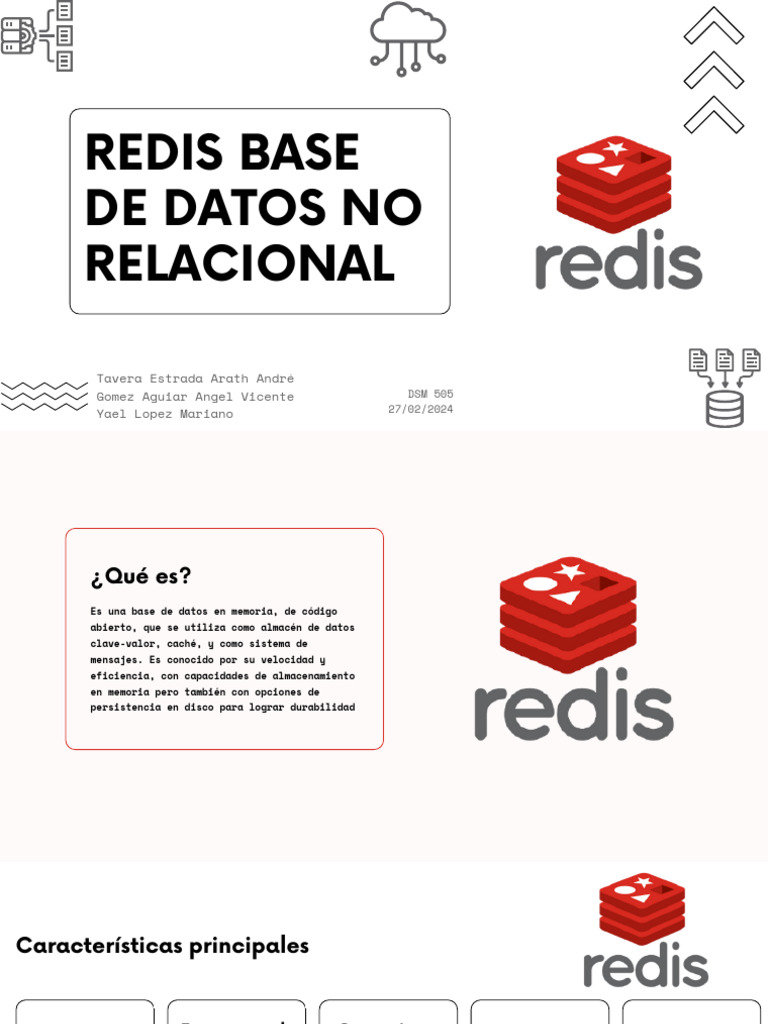 Redis Presentacion | PDF | Bases de datos | Archivo de computadora
