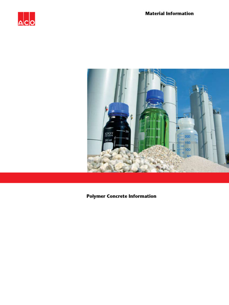 Polymer Concrete Brochure | PDF | Concrete | Thermal Expansion