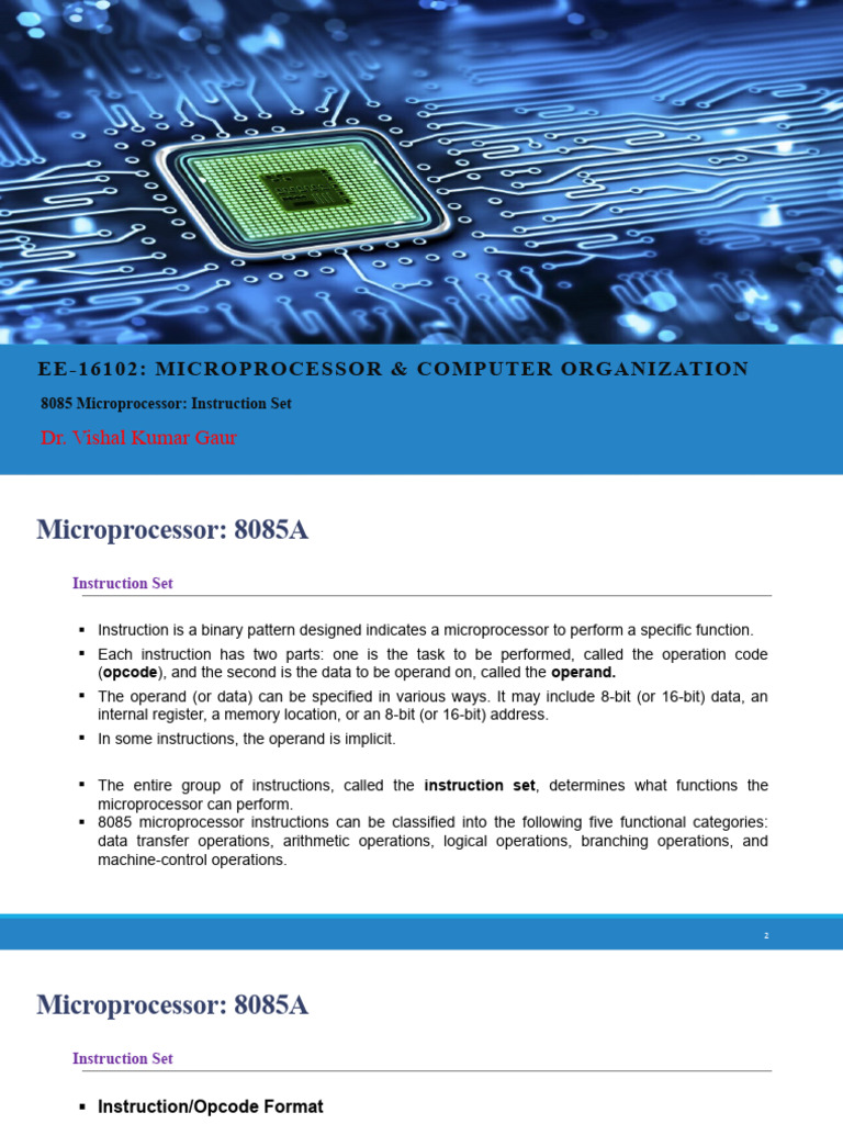 Lecture Instruction Set | PDF | Central Processing Unit | Digital ... Lecture Instruction Set | PDF | Central Processing Unit | Digital ...