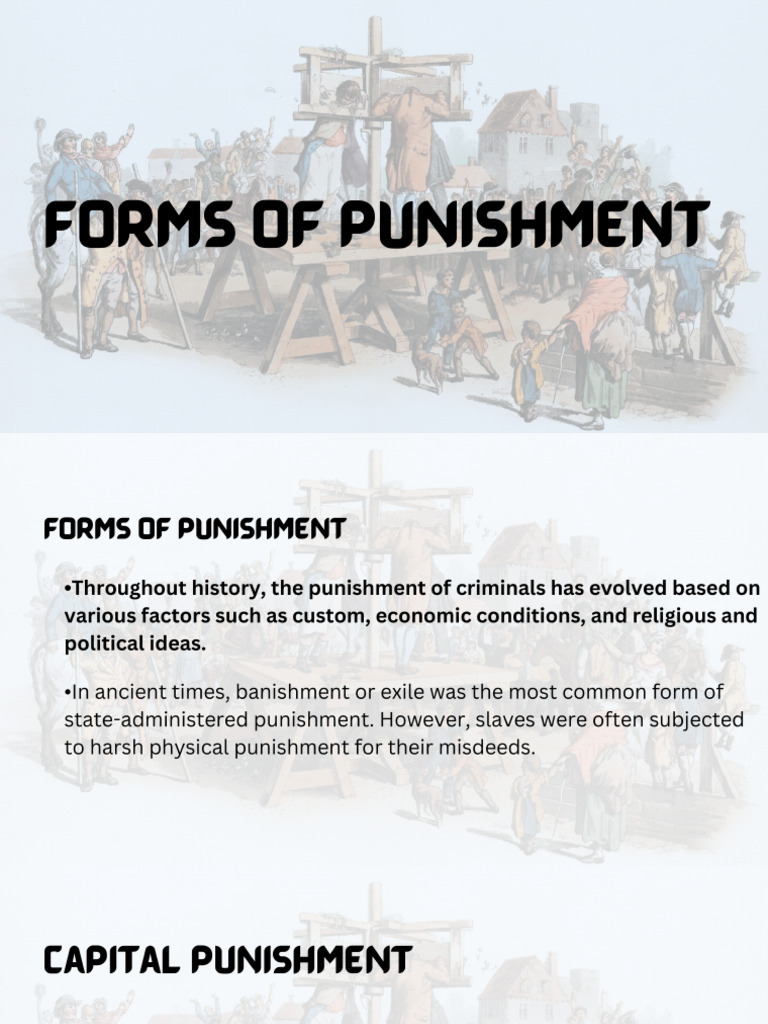 Forms of Punishment-MERCADO | PDF