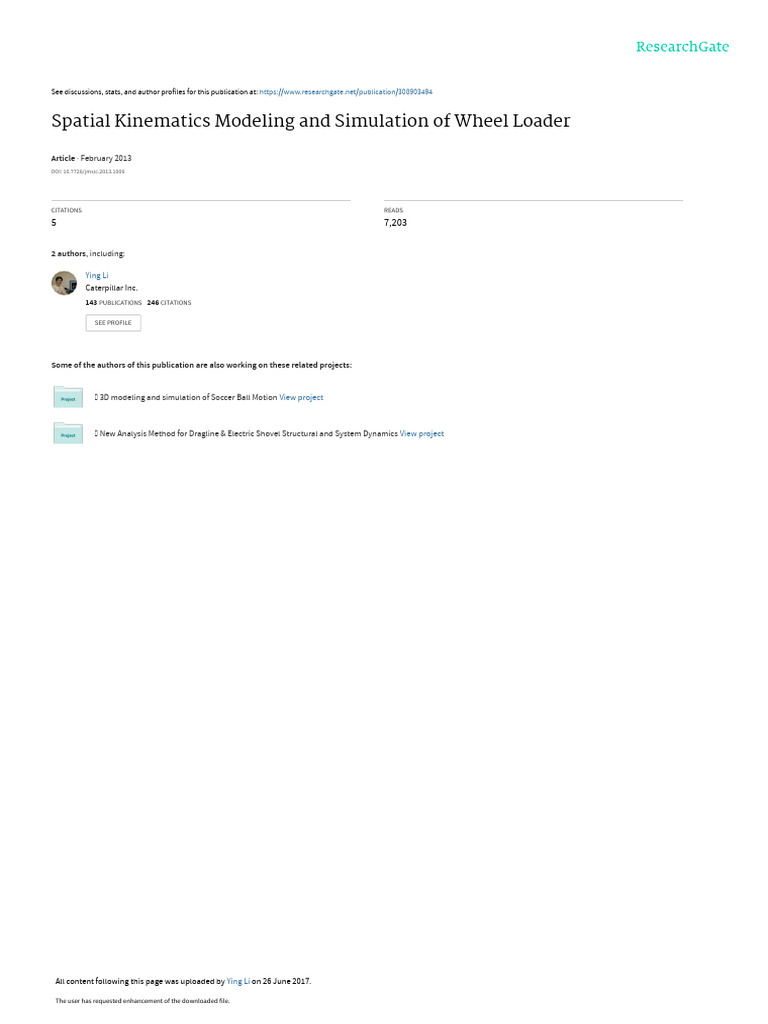 Spatial_Kinematics_Modeling_and_Simulation_of_Whee | PDF | Kinematics | Machines