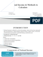Methods for Measuring National Income | PDF