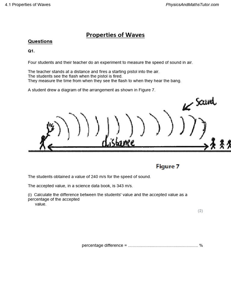 Wave Properties and Experiments Guide | PDF | Waves | Sound