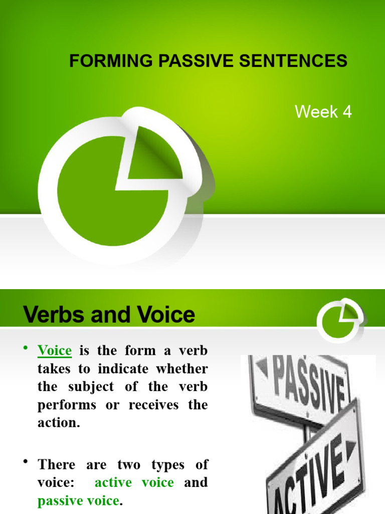 PEL125 Lecture4 UPDATEDVoice | PDF | Subject (Grammar) | Verb