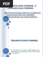 Medicina Legal - Agentes Contundentes y Lesiones (Der-204, Grupo A1) | PDF