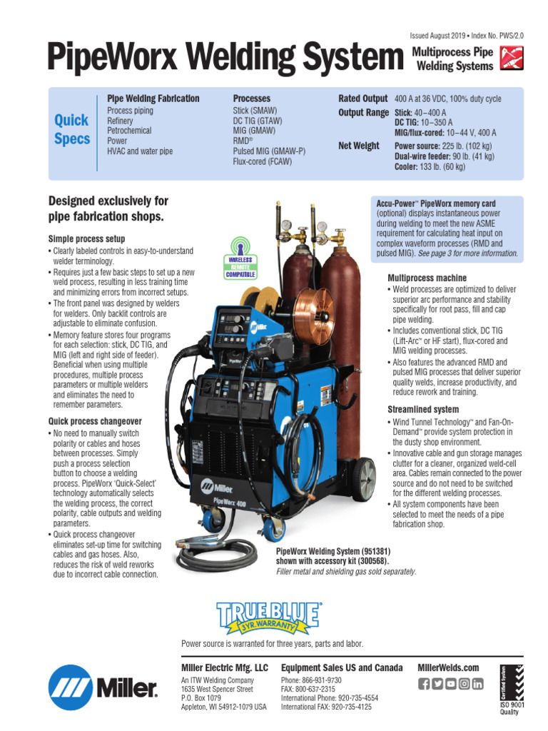 PipeWorx Welding System | PDF | Welding | Construction