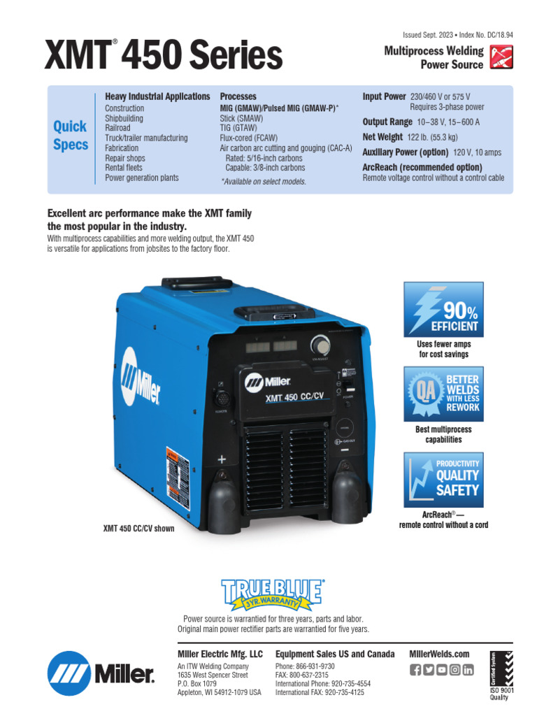 DC1894 XMT 450 Series English | PDF | Electricity | Electrical Engineering