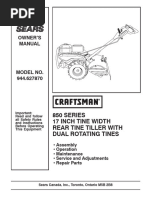 Rotary Tiller Operation & Parts Manual | PDF | Tractor | Transmission ...
