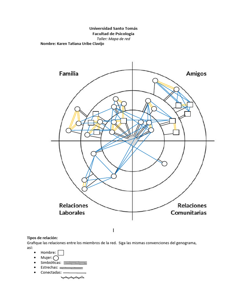 Mapa de Redes y Relaciones Sociales | PDF