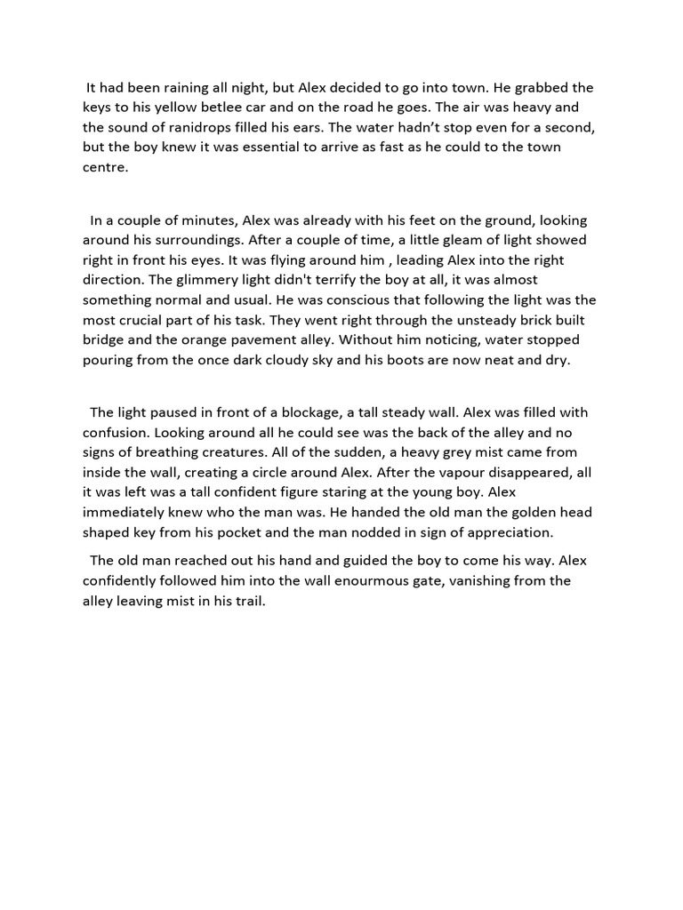 Story Test 1 | PDF | Art | Mystery, Thriller & Crime Fiction