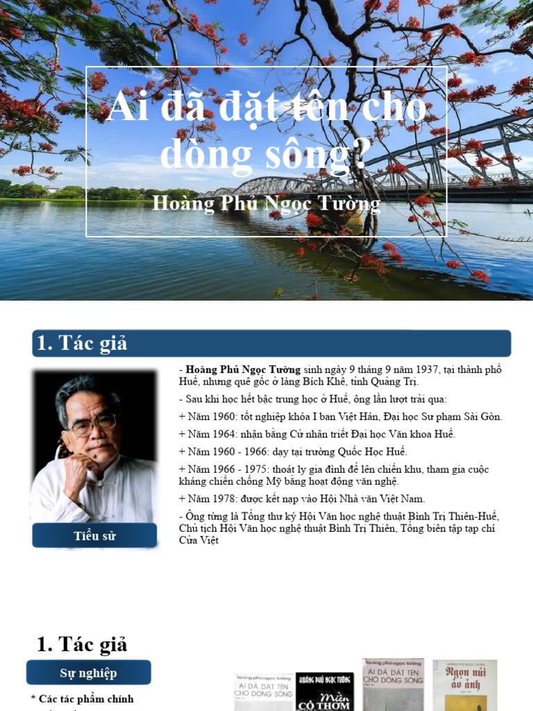 Ai Đã Đặt Tên Cho Dòng Sông | PDF
