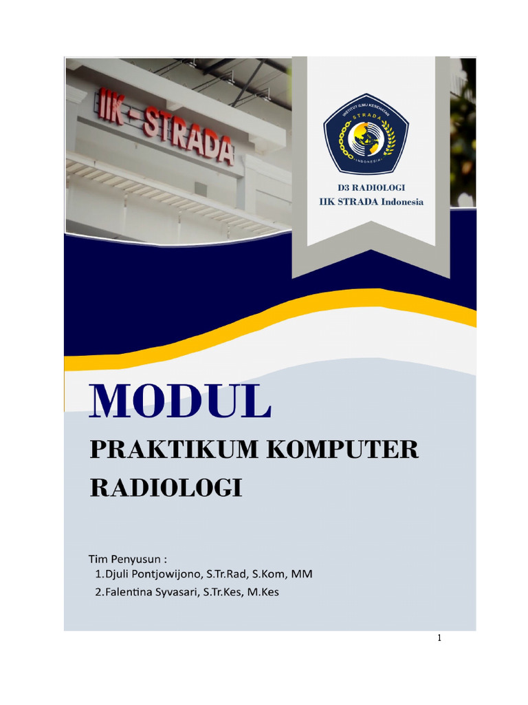 Modul Praktikum Komputer Radiologi | PDF | Metode & Bahan Ajar | Komputer