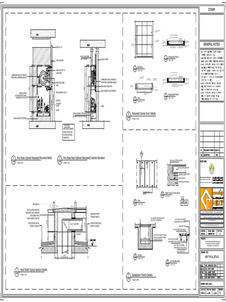 A406 - Mep Typical Details | Download Free PDF | Wall | Tile