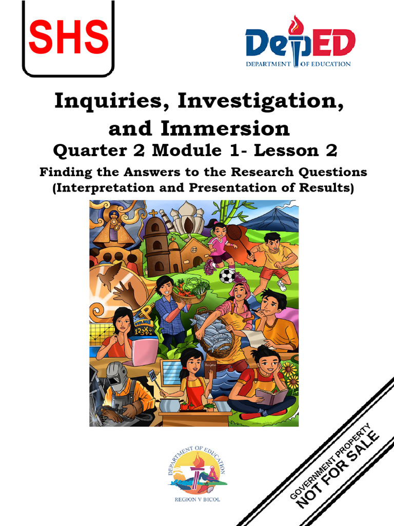 3is Q2 Module 1.2 | PDF | Data Analysis | Qualitative Research