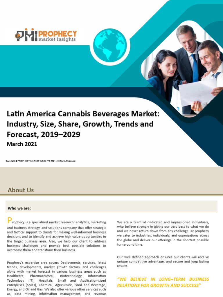 Latin America Cannabis Beverages Market | PDF | Data | Market Segmentation