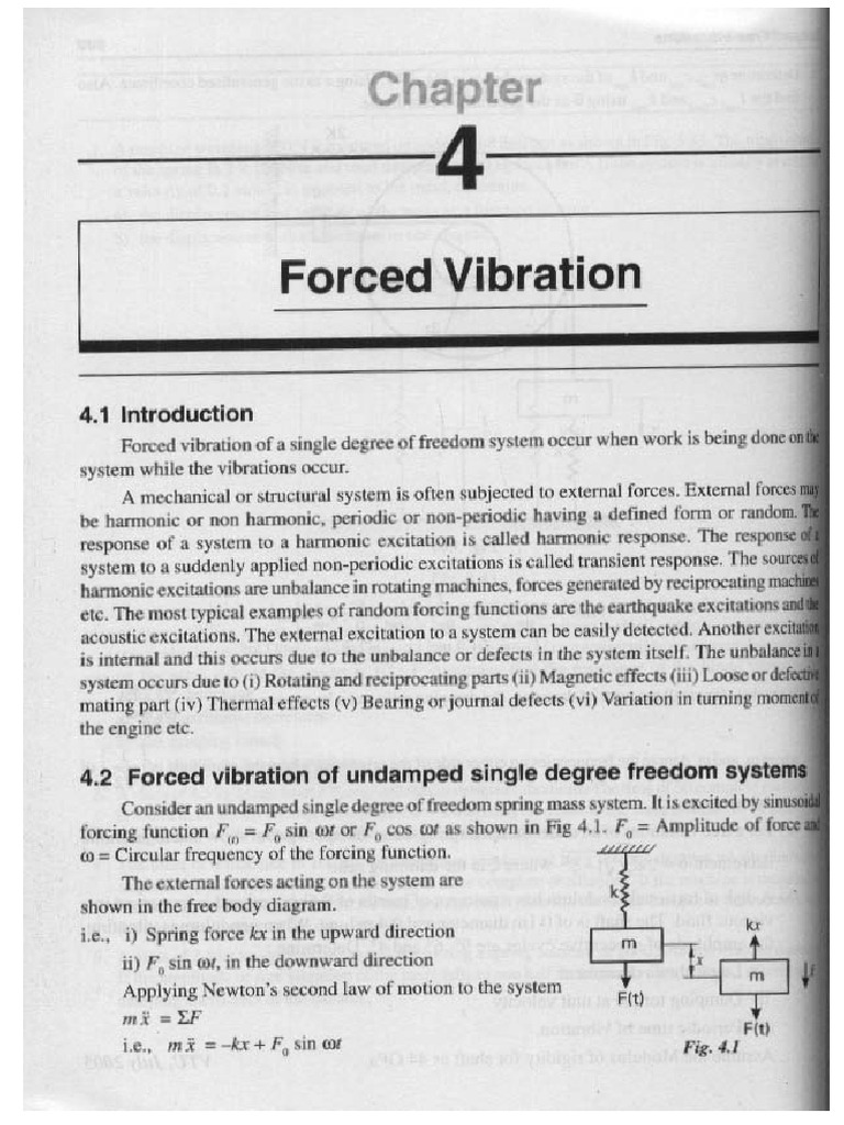 Forced Vibrations | PDF