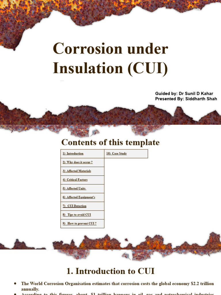 Corrosion Under Insulation | PDF | Corrosion | Stainless Steel