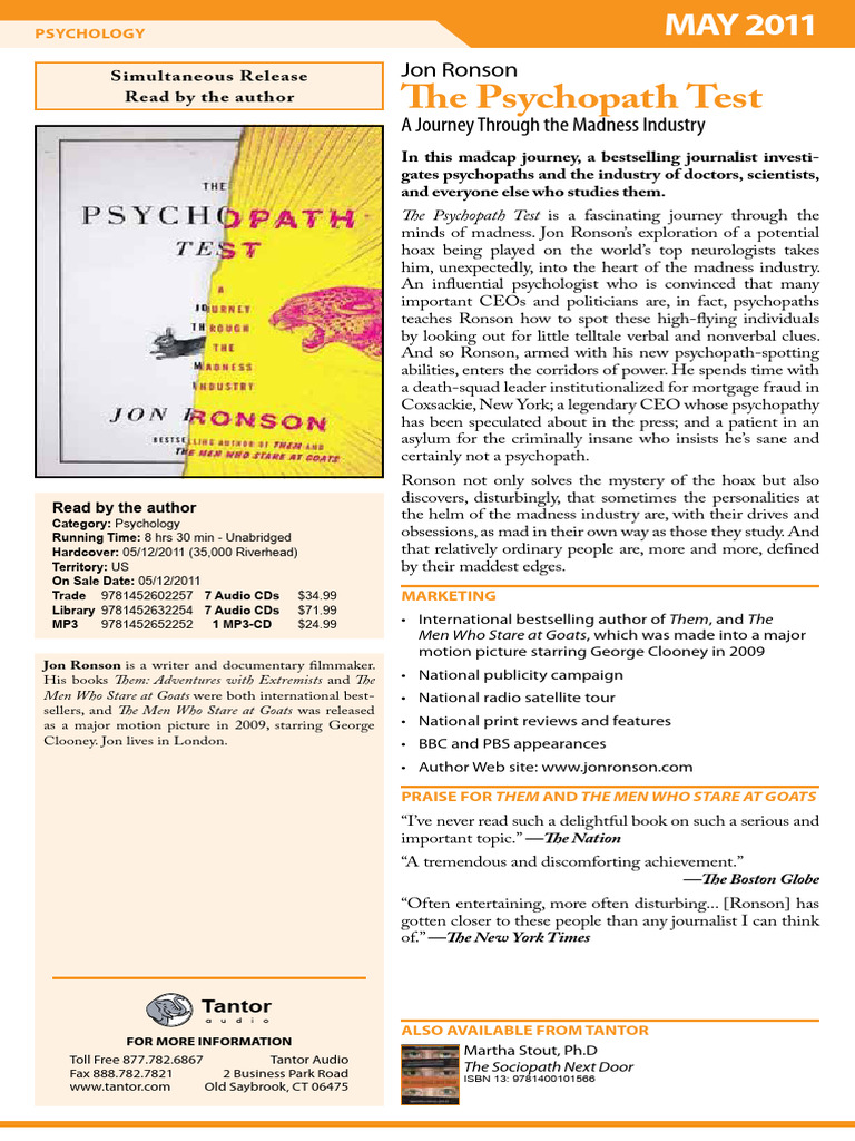 B0225 PsychopathTest | PDF