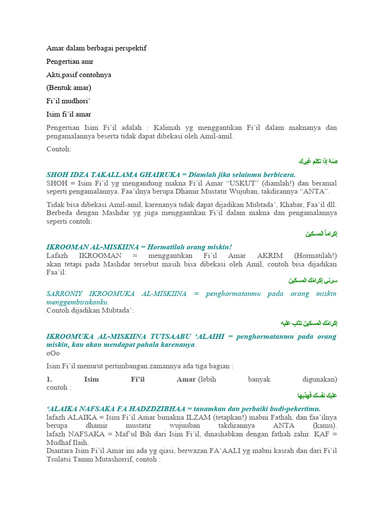 Pengertian dan Contoh Qarinah | PDF