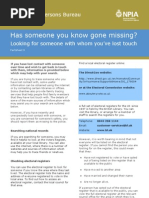 OPG 100 Search Application Form | PDF