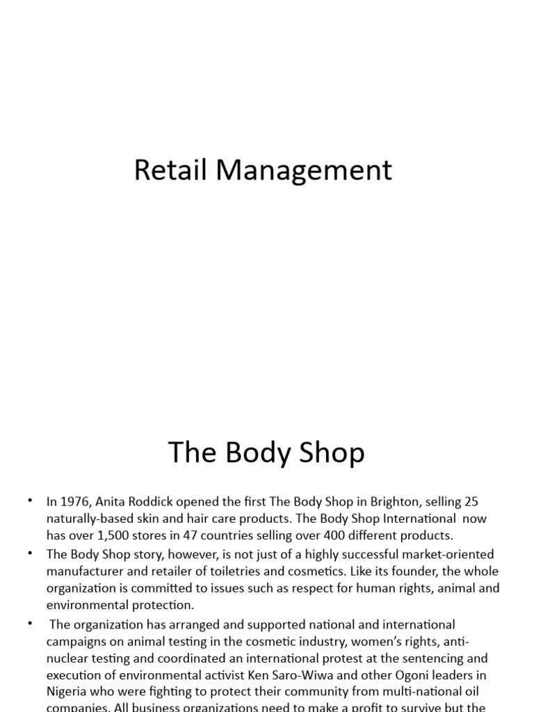 Retail Management Session 3-4 | PDF | Franchising | Retail