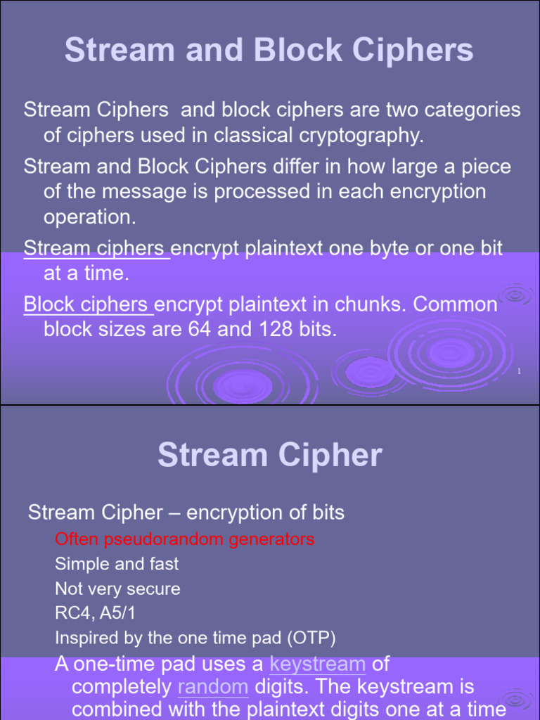 6-Introduction to Stream cipher-01-02-2024 | PDF | Cipher | Cryptography 6-Introduction to Stream cipher-01-02-2024 | PDF | Cipher | Cryptography