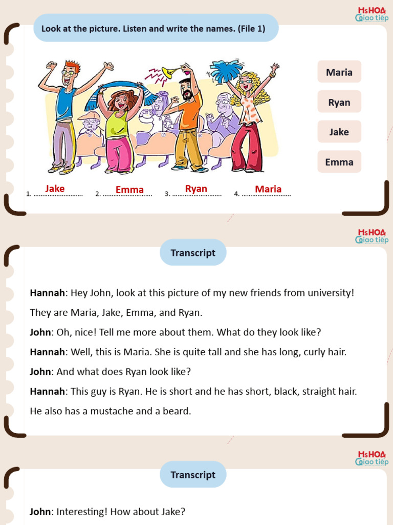 Unit 3. What Does He Look Like | PDF | Syntax | Linguistics