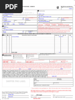 TFF Bol Form | PDF | Cargo | Bill Of Lading