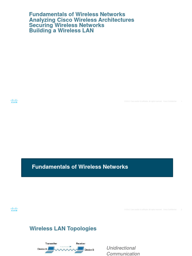 22 - CCNA 200-301 # Wireless Network # | PDF | Wireless Lan | Cryptography
