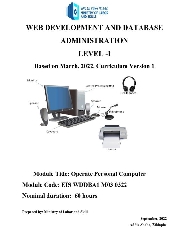 Web Development and Database Administration | PDF | Power Supply | Window (Computing)
