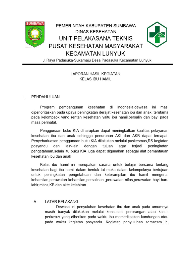 LHK Kelas Bumil | PDF | Ilmu Sosial | Pengembangan Diri