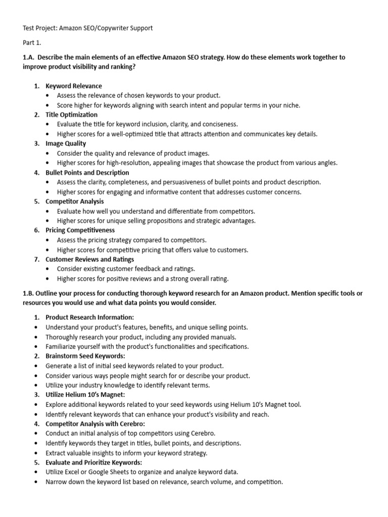 Amazon SEO Strategy & Pricing Guide | PDF | Search Engine Optimization ...
