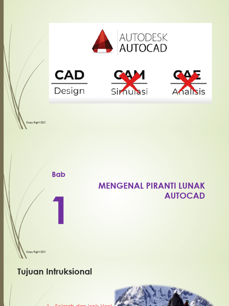 BAB 01 MENGENAL AUTOCAD NEW (Rev-01) | PDF