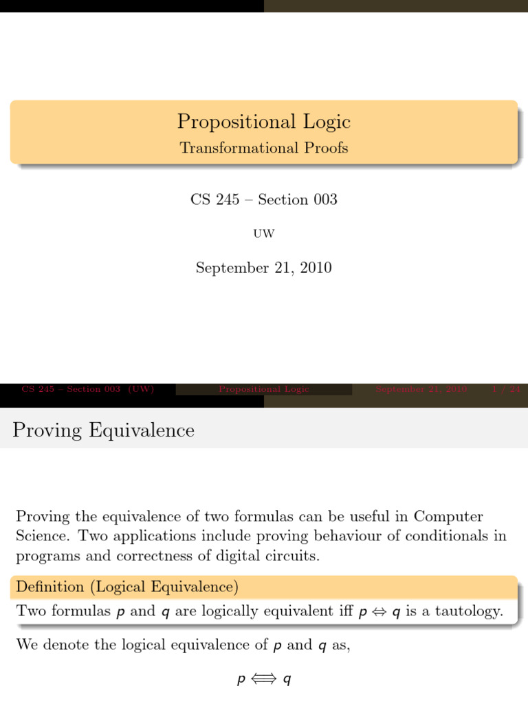 Lecture3 Sect3 | Download Free PDF | If And Only If | Logic