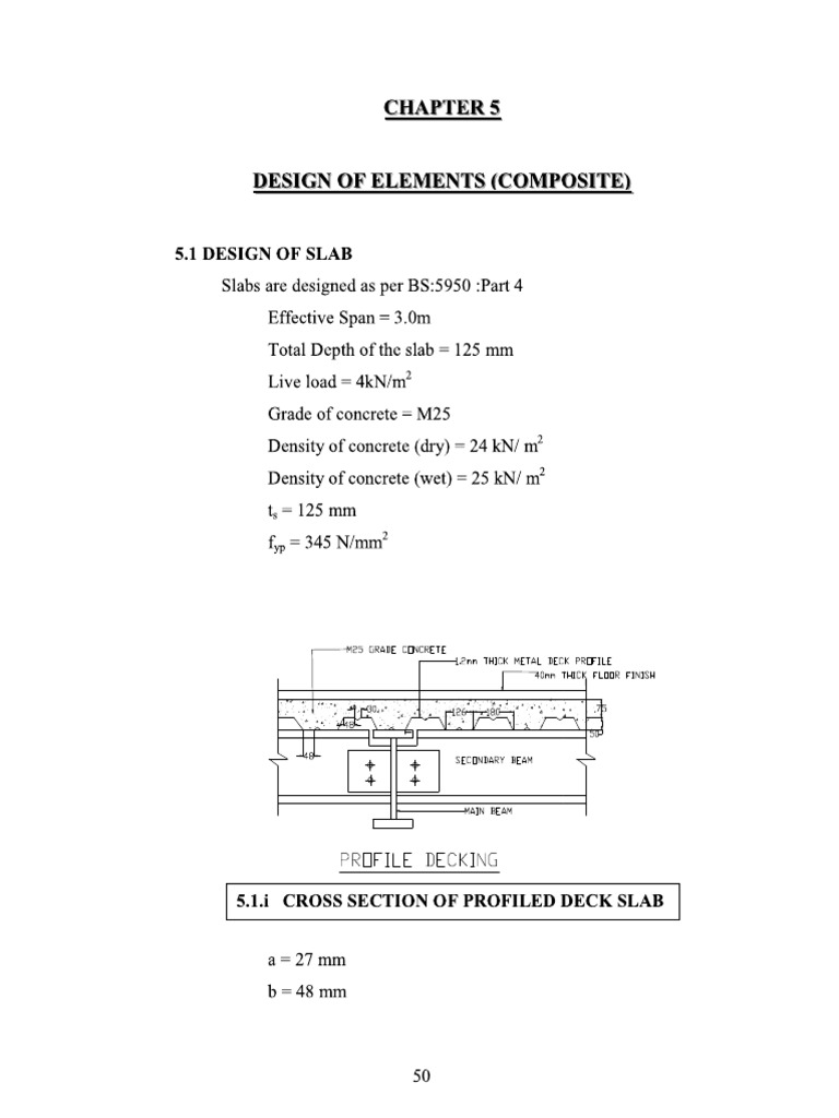 Design Example of Composite Slab | PDF