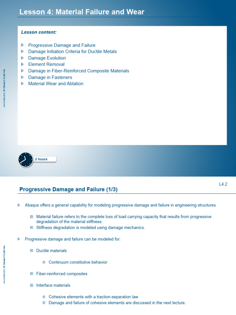 FRAC L04 Damage | PDF | Plasticity (Physics) | Deformation (Engineering)