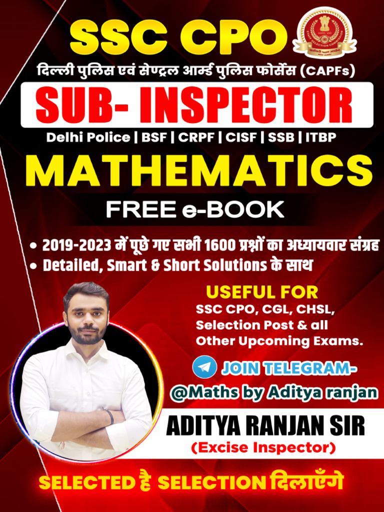 SSC Cpo Complete Maths Book | PDF