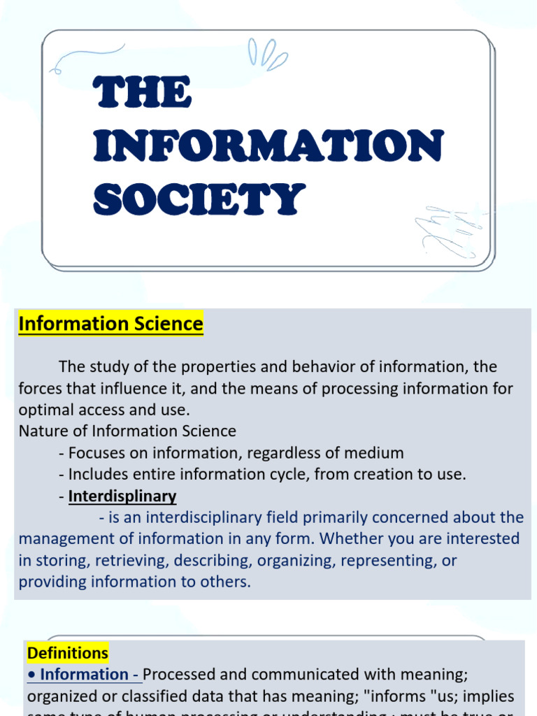 28. The Information Cycle | PDF | Information | Data