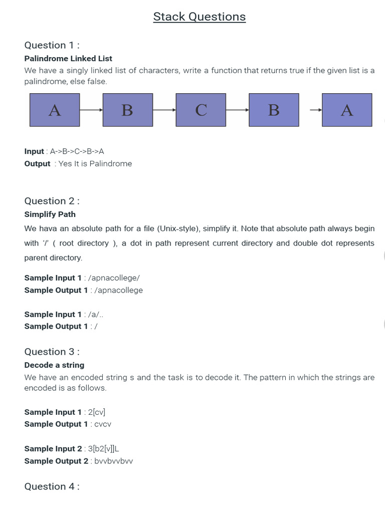 26.17 - Stack Questions | PDF | Teaching Methods & Materials | Science ...